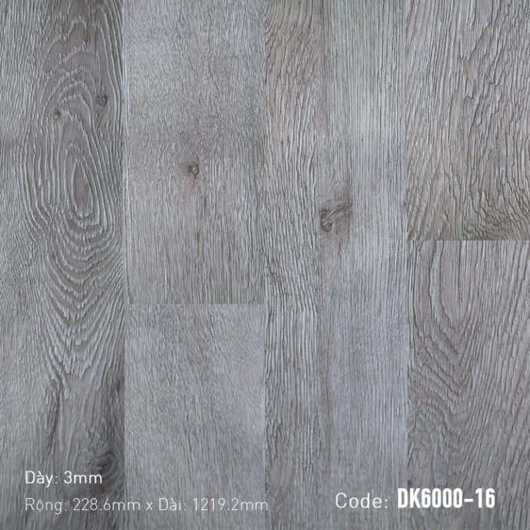 Sàn nhựa dán keo DK Flooring DK6000-16 - Sàn nhựa giả gỗ Hàn Quốc