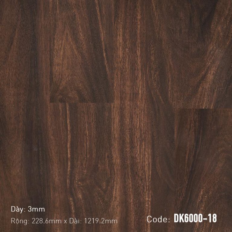 Sàn nhựa dán keo DK Flooring DK6000-18 - Sàn nhựa giả gỗ Hàn Quốc