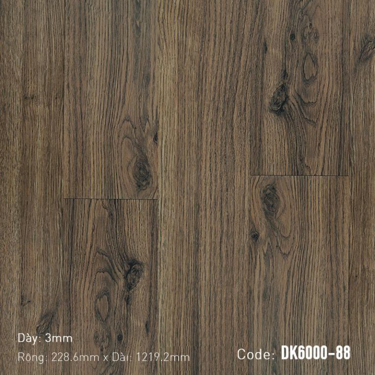 Sàn nhựa dán keo DK Flooring DK6000-88 - Sàn nhựa giả gỗ Hàn Quốc
