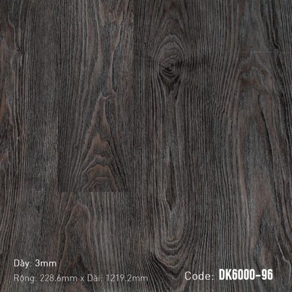 Sàn nhựa dán keo DK Flooring DK6000-96 - Sàn nhựa giả gỗ Hàn Quốc