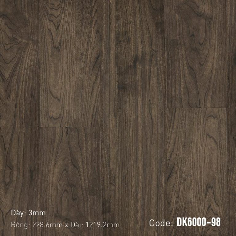 Sàn nhựa dán keo DK Flooring DK6000-98 - Sàn nhựa giả gỗ Hàn Quốc